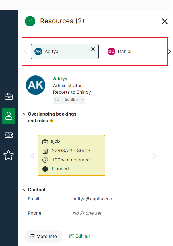 Maintain roles - Retain Cloud Help