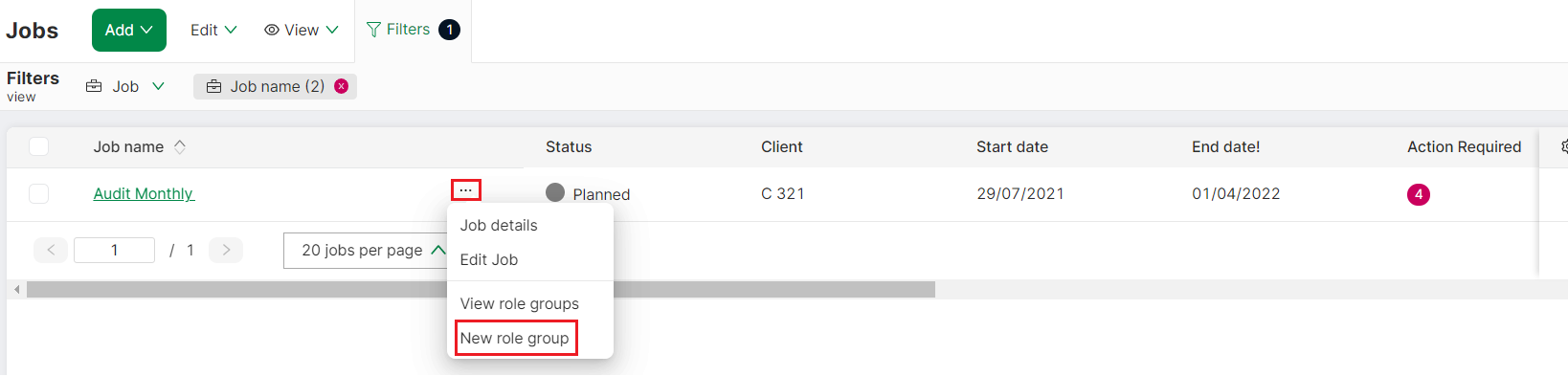 Maintain roles - Retain Cloud Help